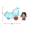 Little People DC Super Friends Wonder Woman & Invisible Jet Plane ...