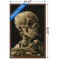 Skull of a Skeleton with Burning Cigarette by Vincent van Gogh Wall ...