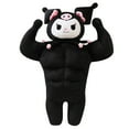 50cm Cartoon Sanrioed Kuromi My Melody Cinnamoroll Cute Muscle Doll ...
