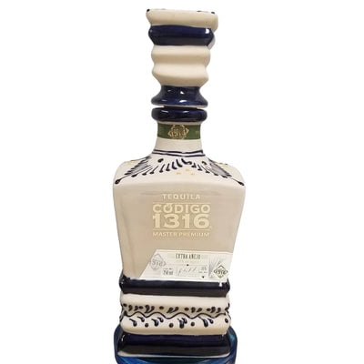 Tequila Extra Añejo 100% Codigo 1316 Ceramica 750ml | Bodega Aurrera en ...