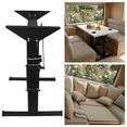 Adjustable Heavy-Duty RV Table Leg & Base Mount, Foldable Aluminum ...