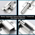 Sohindel 2 Pack Stainless Steel Slide Barrel Bolt Latch, Sliding Lock ...