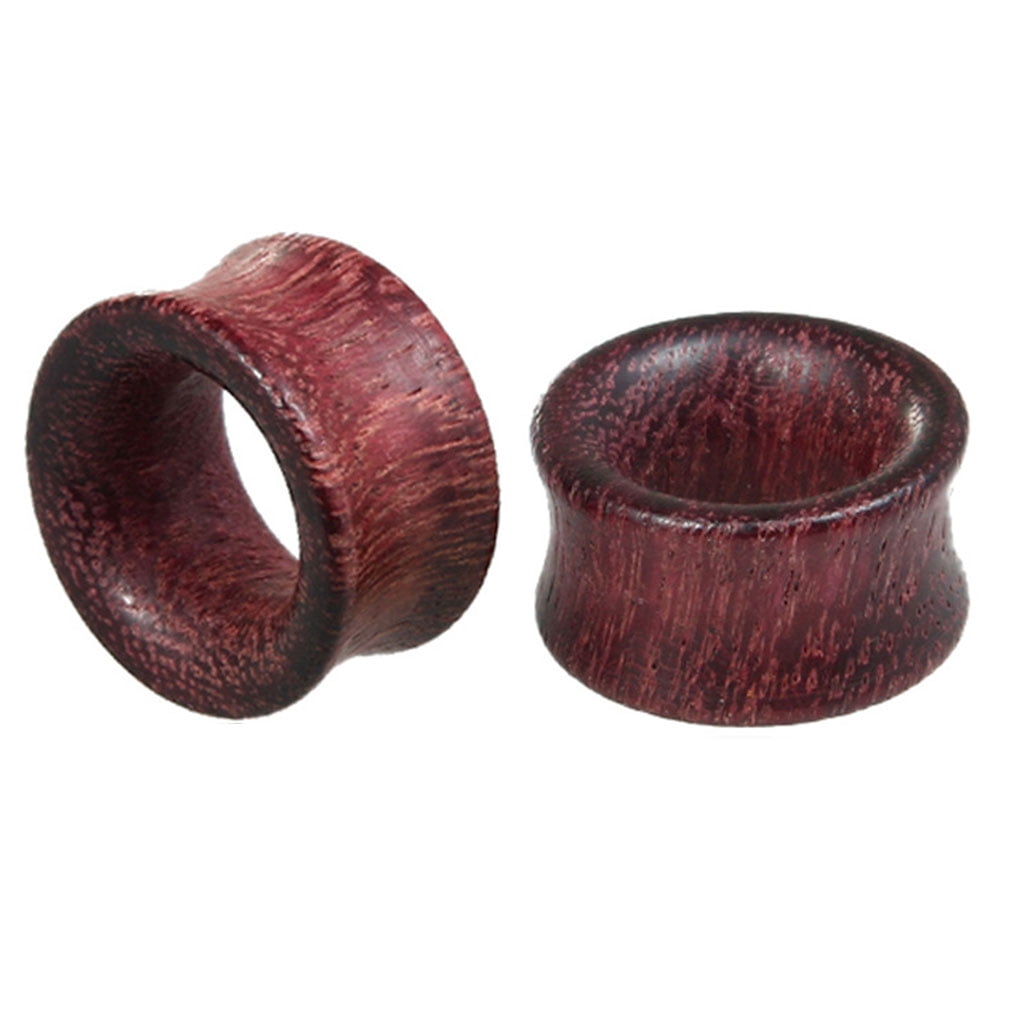 Ustyle 1Pc Women Men Wood Piercing Earrings Wood Ear Gauges Flesh ...