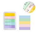 100Sheets Repositionable Colored Adhesive Labels Adhesive Note Book ...