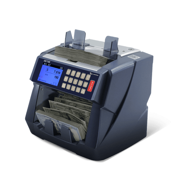 Ribao Technology BCS-160 Banknote Counter Two Pockets Money Counting ...