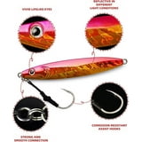 BLUEWING Fishing Lures Slow Pitch Jig Flat Fall Jigging Pitching Lures ...