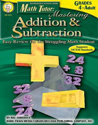 Pre-Owned Math Tutor: Mastering Addition & Subtraction Math Workbook ...