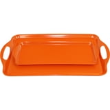 Calypso Basics, Tray Set (Tidbit & Rectangular), Orange - Walmart.com