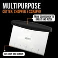 Orblue Pastry Scraper, Stainless Steel Pizza Dough Cutter and Chopper ...