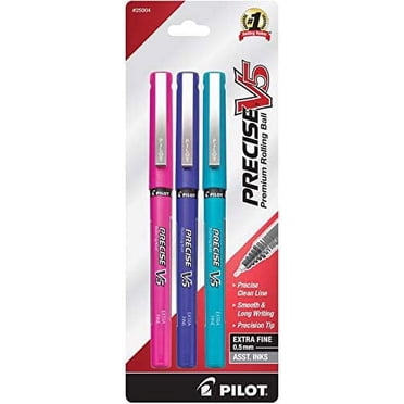 Pilot Precise V5 Retractable Rolling Ball with Liquid Ink in Navy ...