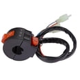 Left Handlebar Start ATV Kill Light Starter Switch Fit for 50cc 70cc ...
