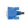 Cablevantage VGA Cable, 6ft, Male to Male, Blue, 15-Pin, Dual Shielding ...