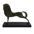 A&B Home Regal Horse Aluminum Statuary - 15"W x 4.5"L x 12"H - Black ...