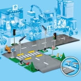 LEGO City Road Plates Building Toy Set, 60304 with Traffic Lights ...