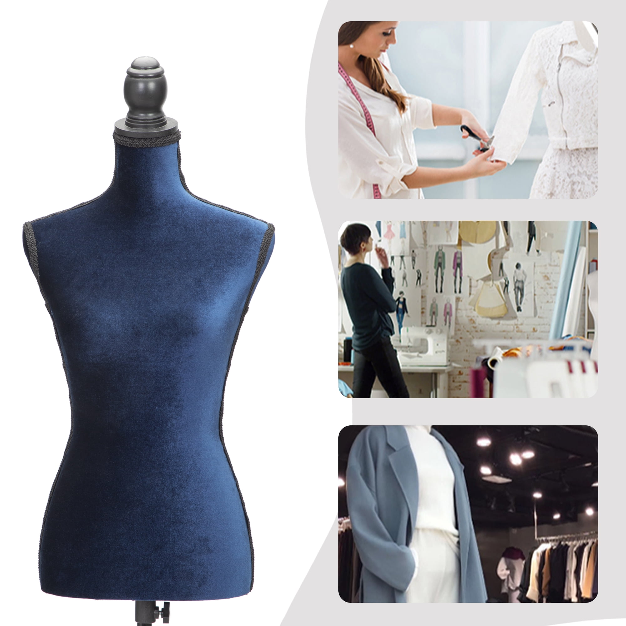 Sandinrayli Female Mannequin Torso Dress Form ,Navy Philippines | Ubuy