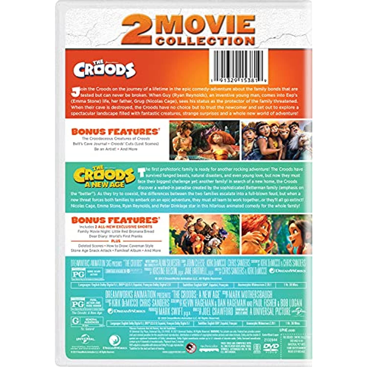 Buy The Croods 2-Movie Collection [Dvd] Online at Lowest Price in Ubuy India. 1692705930
