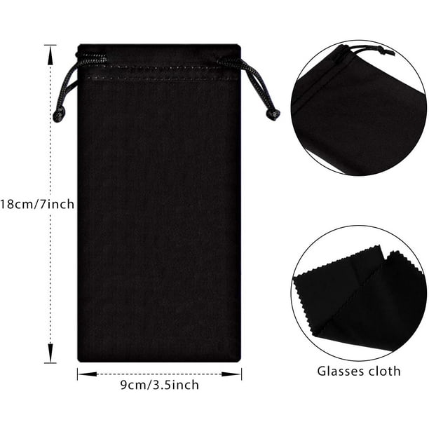 25 Pieces Microfiber Case Pouch Bag Microfiber Glasses Sunglasses Case ...