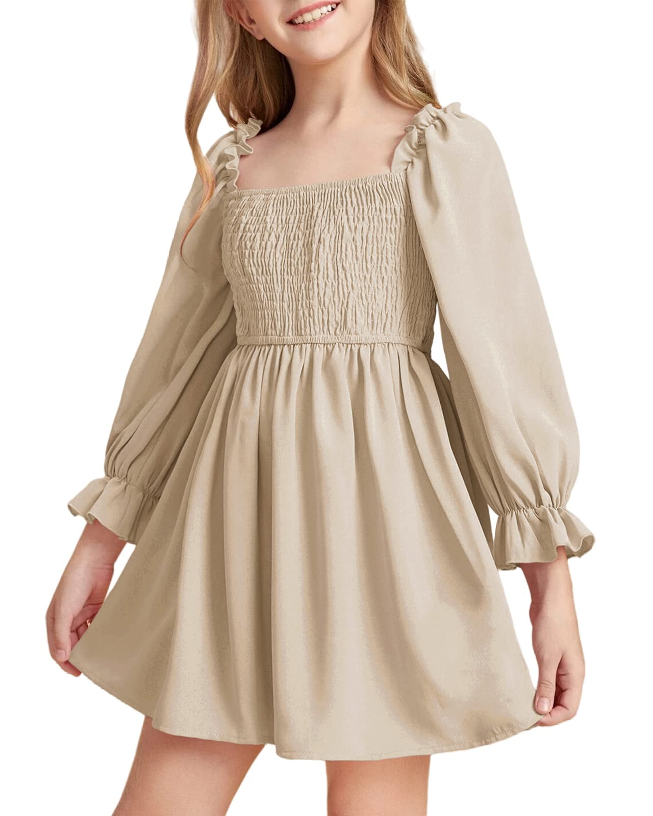 Sherrylily Summer Little Girls Kids Chiffon Ruffle Mini Dresses Short ...