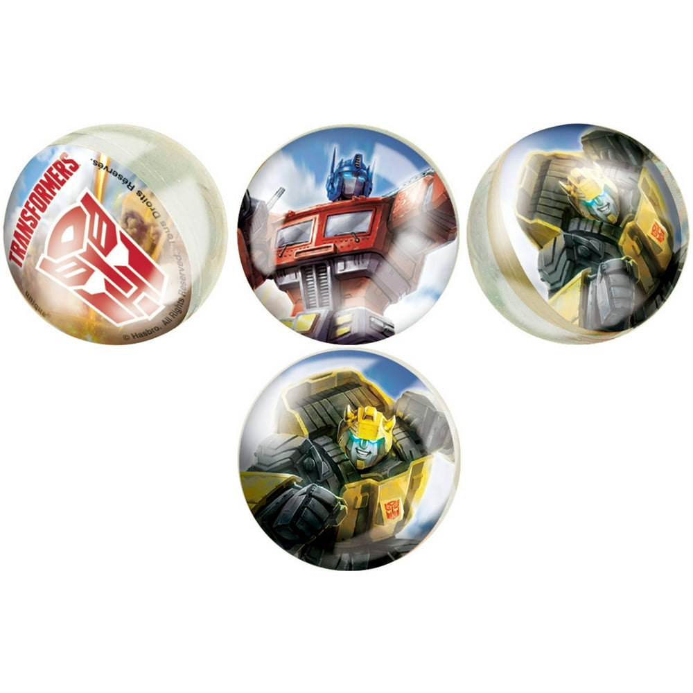 Transformers Bouncy Ball Party Favors, 4ct - Walmart.com - Walmart.com