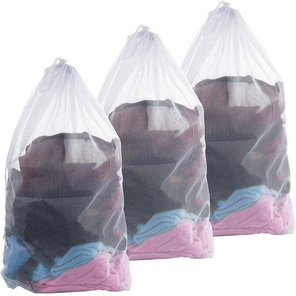 3 washing machine laundry nets, 60 x 80 cm Washing machine laundry bags ...