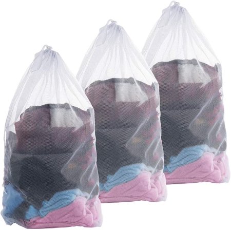 3 washing machine laundry nets, 60 x 80 cm Washing machine laundry bags ...