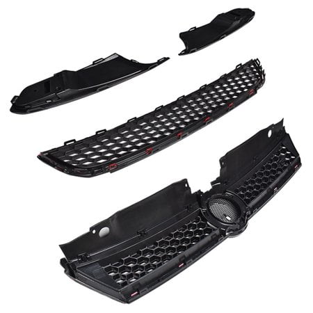 Labwork Front Bumper Upper & Lower Grille Kit Fit for 2011 2012 2013 ...