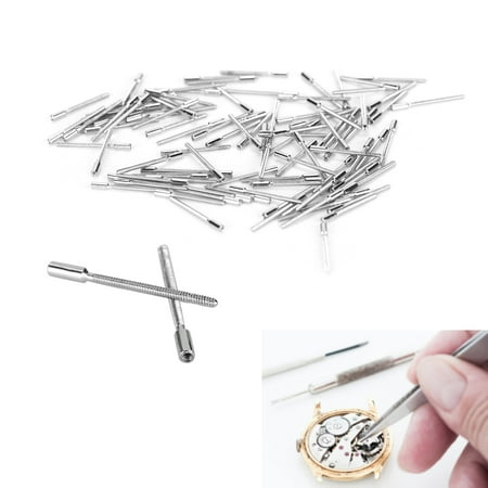 Wchiuoe Winding Stems,100pcs 0.7mm Steel Watch Winding Stems Watch ...