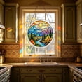 Acrylic Puzzle Suncatcher Window Hanging Double Sided Printed Colorful ...