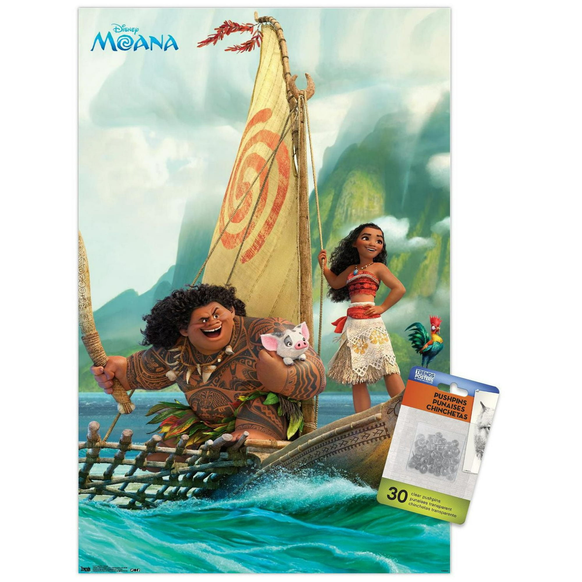 Click here for Trends International Disney Moana - Group Wall Pos... prices