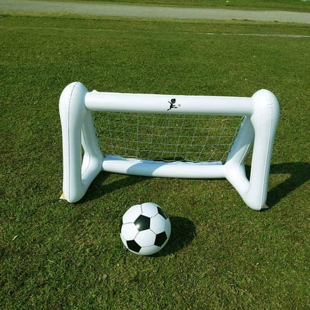 Kids Inflatable Soccer Goal Net and Ball for Indoor Outdoor Soccer Game ...