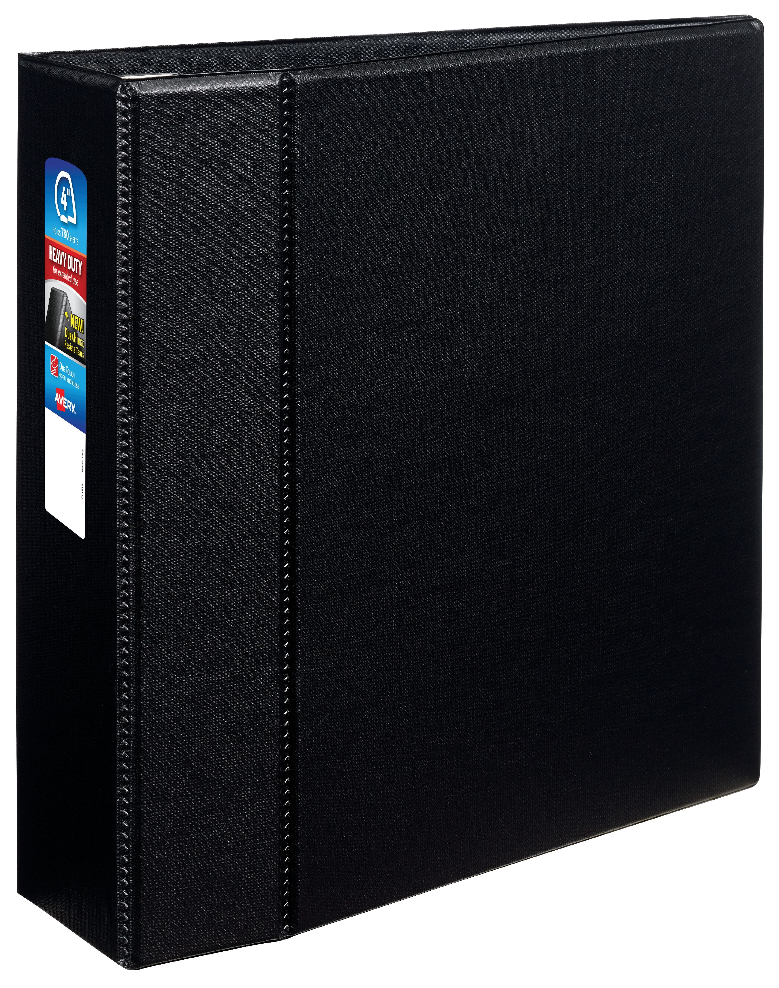Avery Heavy-Duty Binder, 4" One-Touch Rings, 780-Sheet Capacity ...