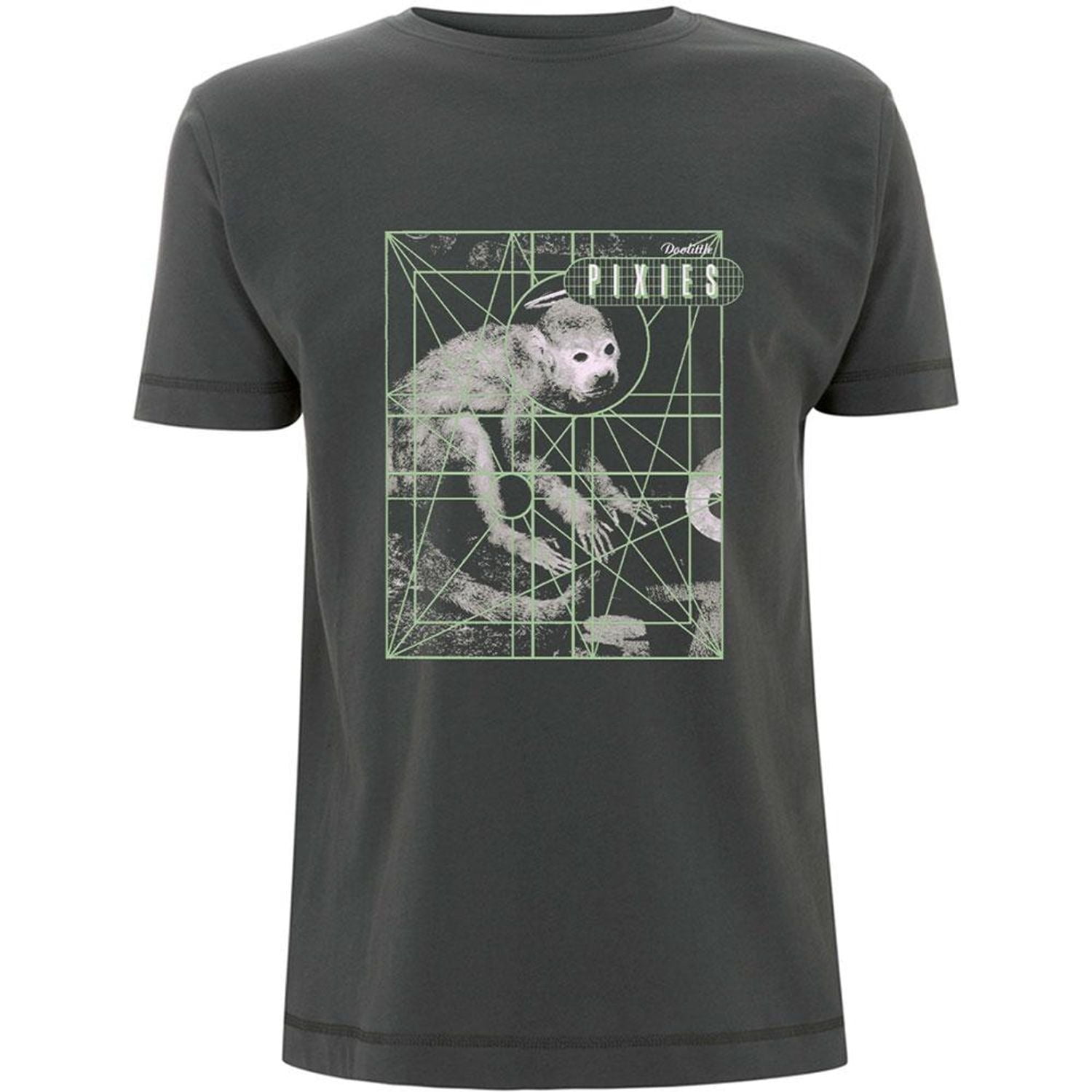 Click here for Pixies Adult Monkey Grid Cotton T-Shirt M prices