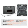 3/8" Drive Impact Socket Set, 48 Piece Socket Set SAE (5/16" -3/4 ...