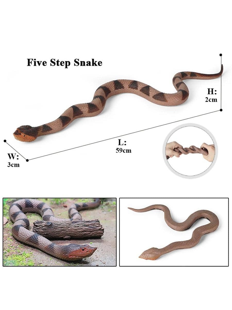 Forest Snake Simulation Animals-including Rattlesnake, Python, Cobra ...