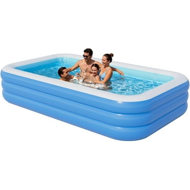 "Intex Inflatable Kids Blow Up Air Swim Center Family Lounge Pool, 90 ...