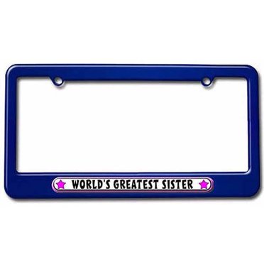 Shanghai Love with Hearts License Plate Tag Frame, Multiple Colors ...