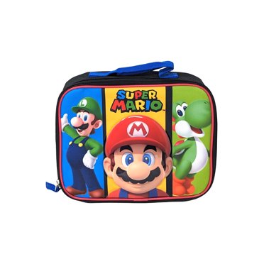 Nintendo's Super Mario Bros. Kids Insulated Double Compartment Lunch ...