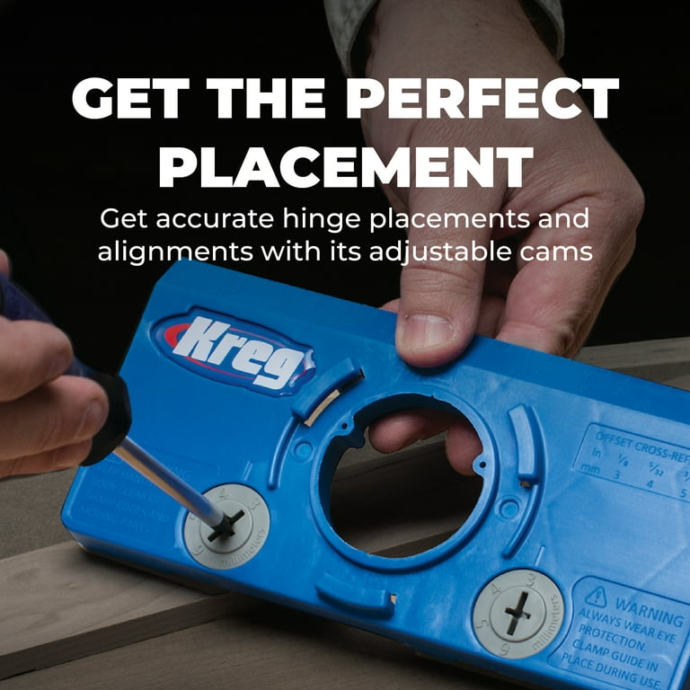 Kreg concealed hinge jig store