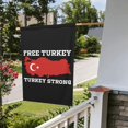 28X40 Double Sized, Türkiye Pray For Turkey Garden Flag I Stand With ...