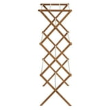 Household Essentials Collapsible Bamboo Clothes Drying Rack - Walmart.com