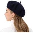 Beret-Classic Beret Solid Color Womens Beret Cap Hat - Walmart.com