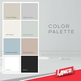 Lanco Color Collection Semi-Gloss Interior Wall & Trim Paint, White, 1 ...