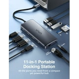 VAVA 11-in-1 USB C Hub Adapter with Dual 4K HDMI, 4 USB Ports, 100W USB ...