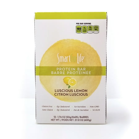 Smart for Life Low Sugar Luscious Lemon Protein Bar 12Ct | Walmart Canada