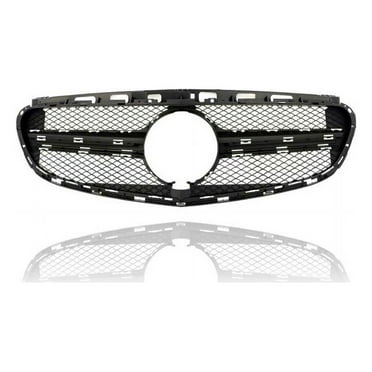 Bumper Grille For 2010-2013 For Mercedes-Benz For E350 - Black Plastic ...