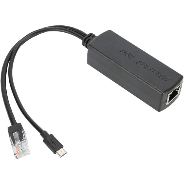 POE Splitter, DC48V Micro USB 5V POE Splitter Power Supply Module, IEEE ...