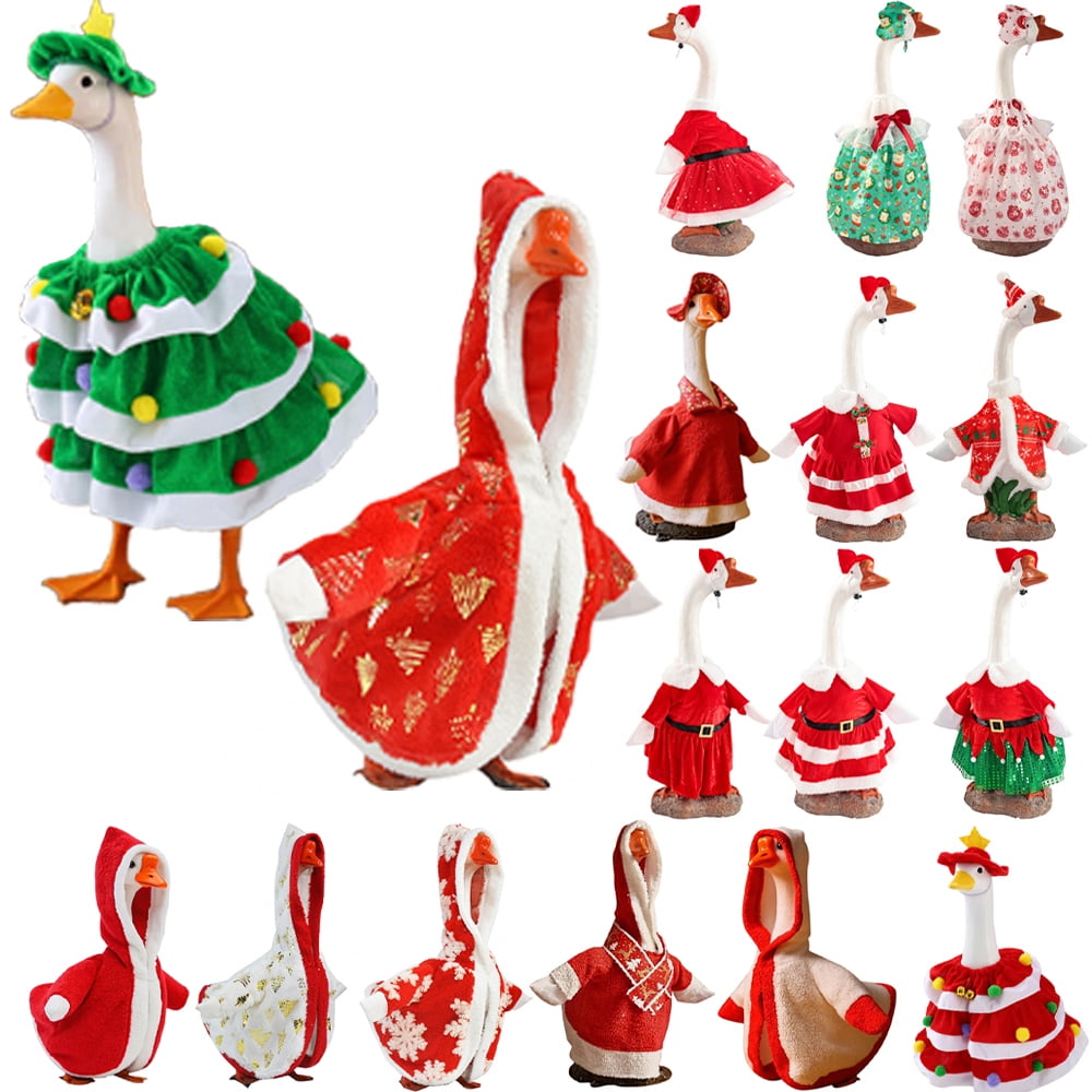 Click here for Boovnll Christmas Porch Goose Outfits  Red White G... prices