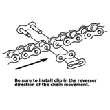 420 Chain Master Link for Axle Drive Chain on mid sized go-karts ...