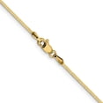14K Yellow Gold Snake Chain Necklace 18 inch 1 mm Octagonal with ...