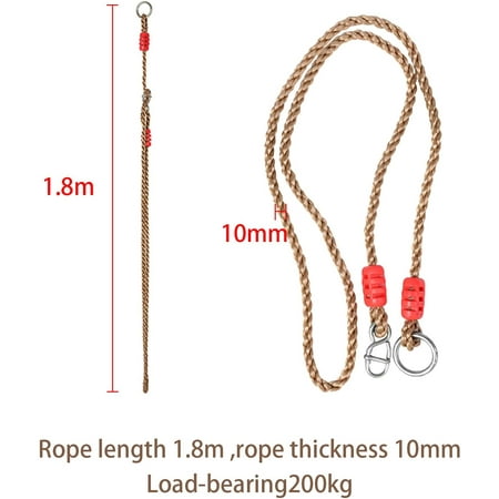 Nylon Adjustable Swing Rope, Child Tree Rope Swing 180cm Long Max Load ...